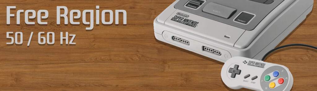 Super Nintendo Free Region - 50/60 Hz | Retroshaker